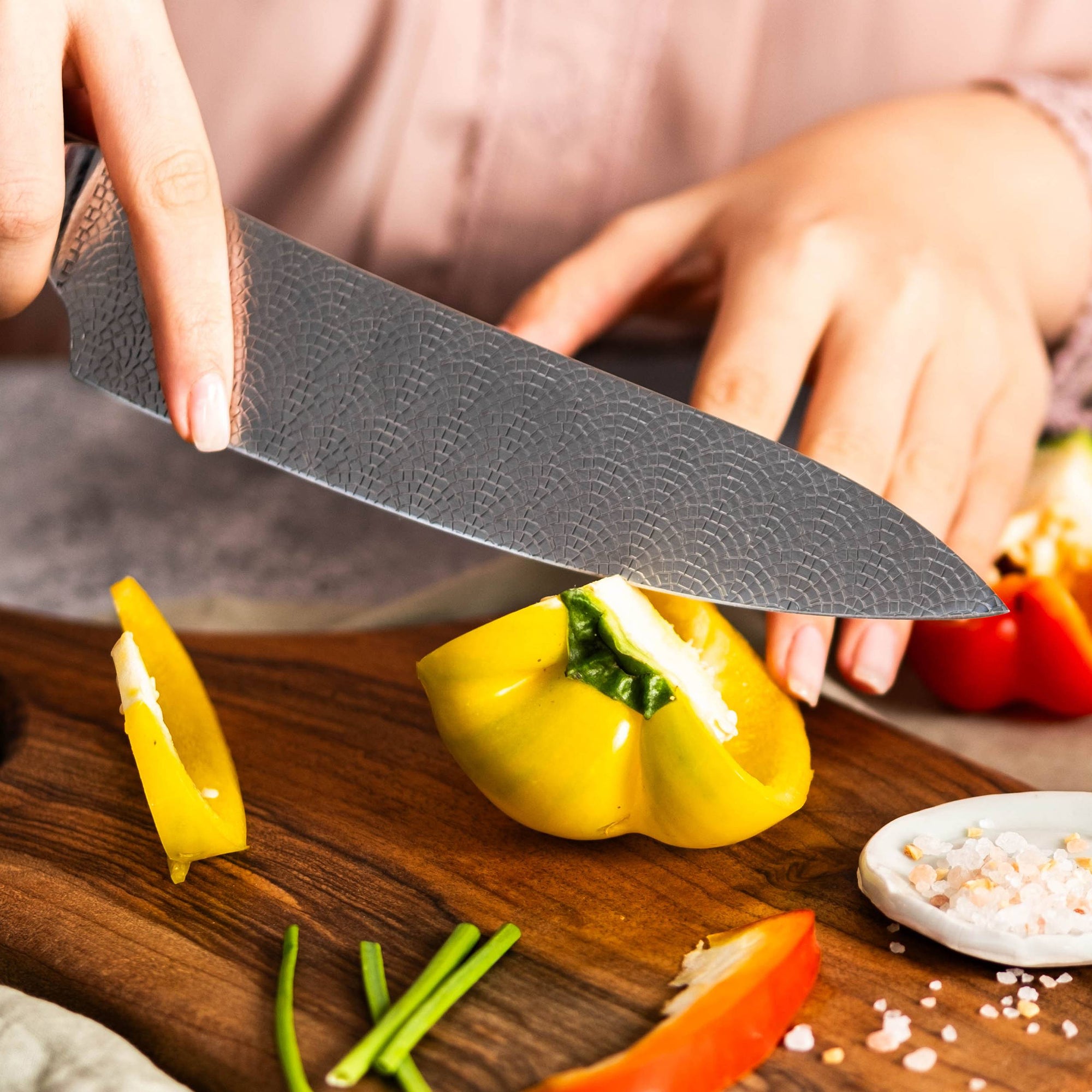 Cuisine::pro® LE CONNOISSEUR™ Chef's Knife 8in – THE CUSTOM CHEF TM